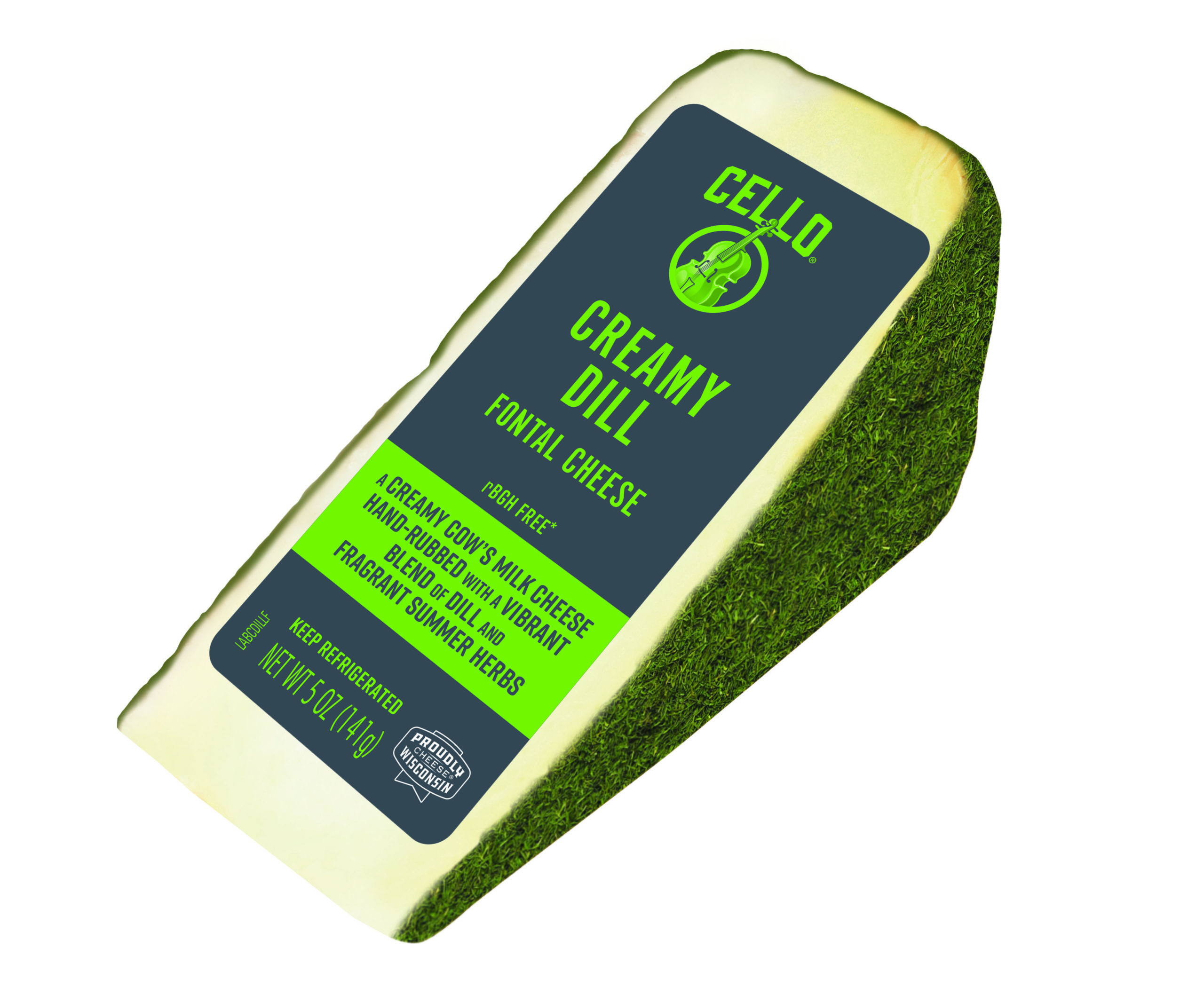 Rubbed Fontal - Creamy Dill Wedge - Cello Cheese