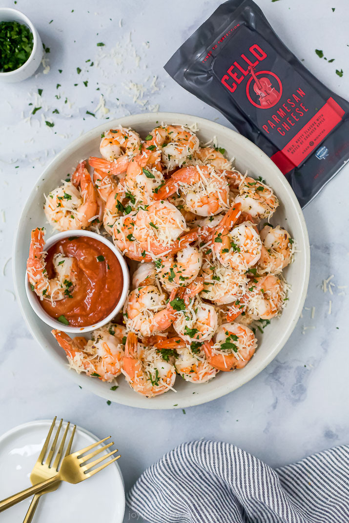 Garlic Cello Roasted Shrimp - Cheese Confidently with Cello Cheese