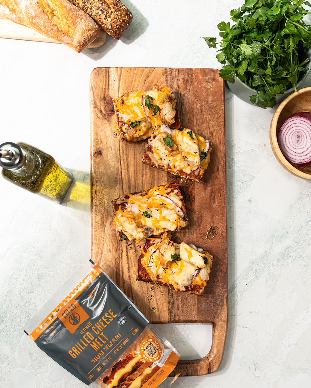 Cheesy BBQ Chicken Pizza - Cello Cheese