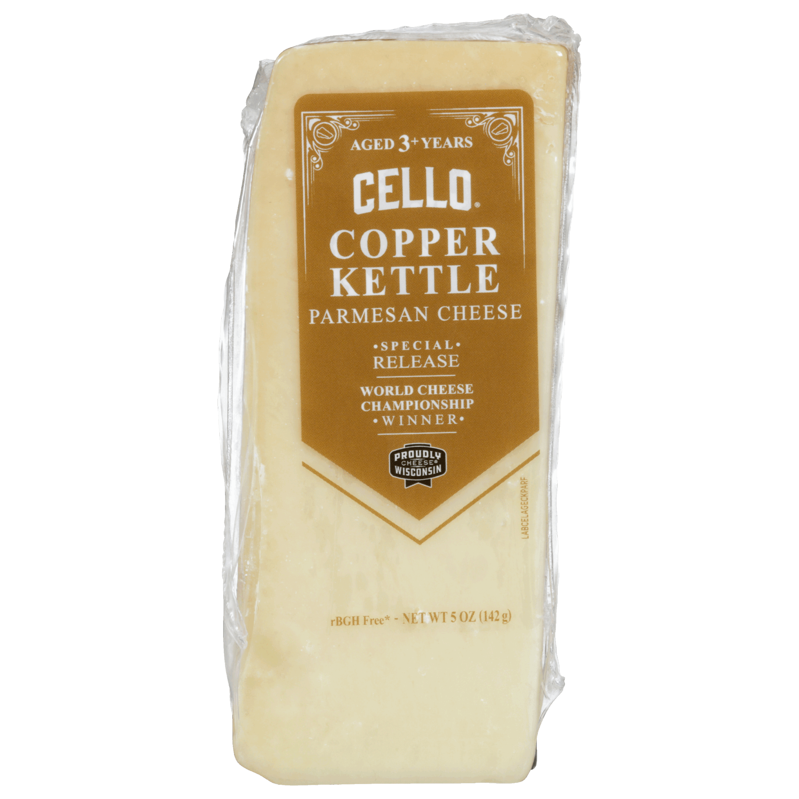 One of a Kind Copper Kettle Parmesan Cheese from Cello Cheese